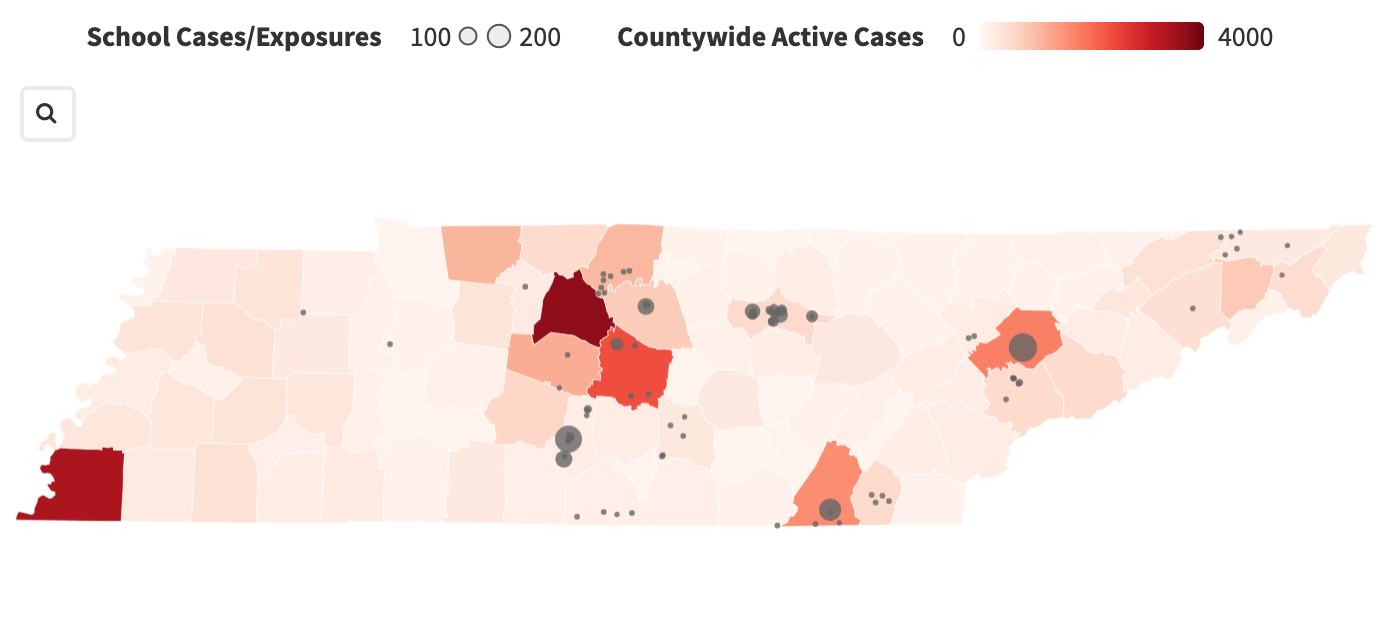 More Infections Disclosed At Tennessee Schools, As Some Districts Roll ...
