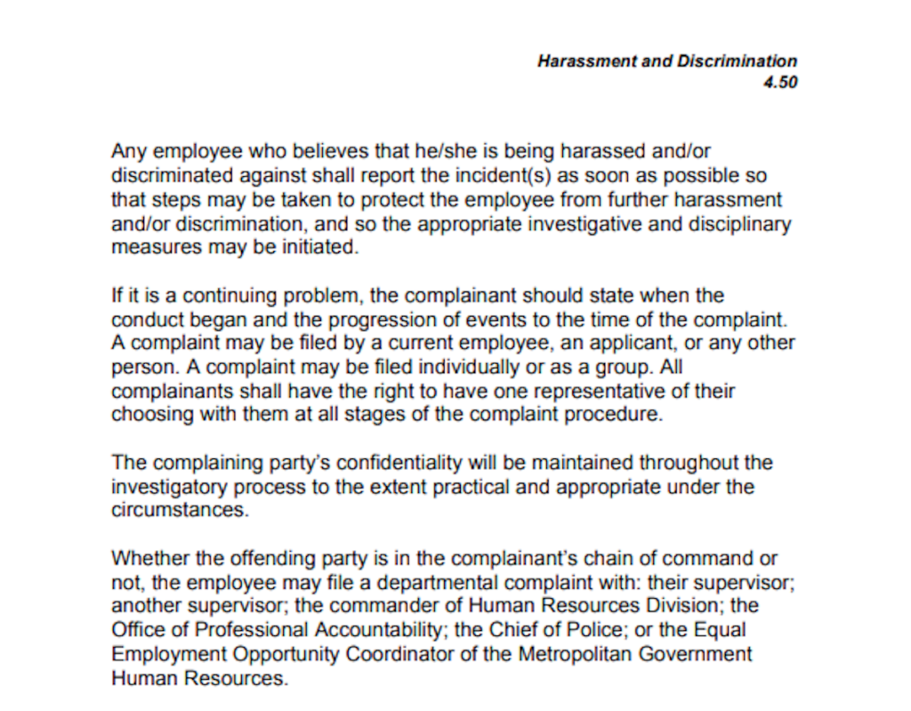 Behind The Blue Wall: Officers Describe A ‘Toxic’ Culture Within Metro ...