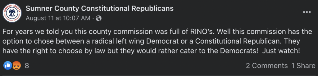 A Democrat and Republican tied for a Sumner County Commission seat ...