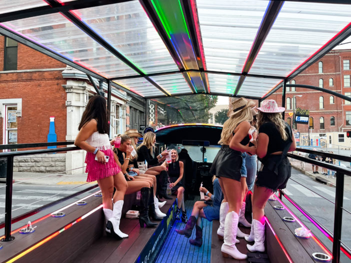 Let's go girls! Take an inside look onboard a Nashville bachelorette ...