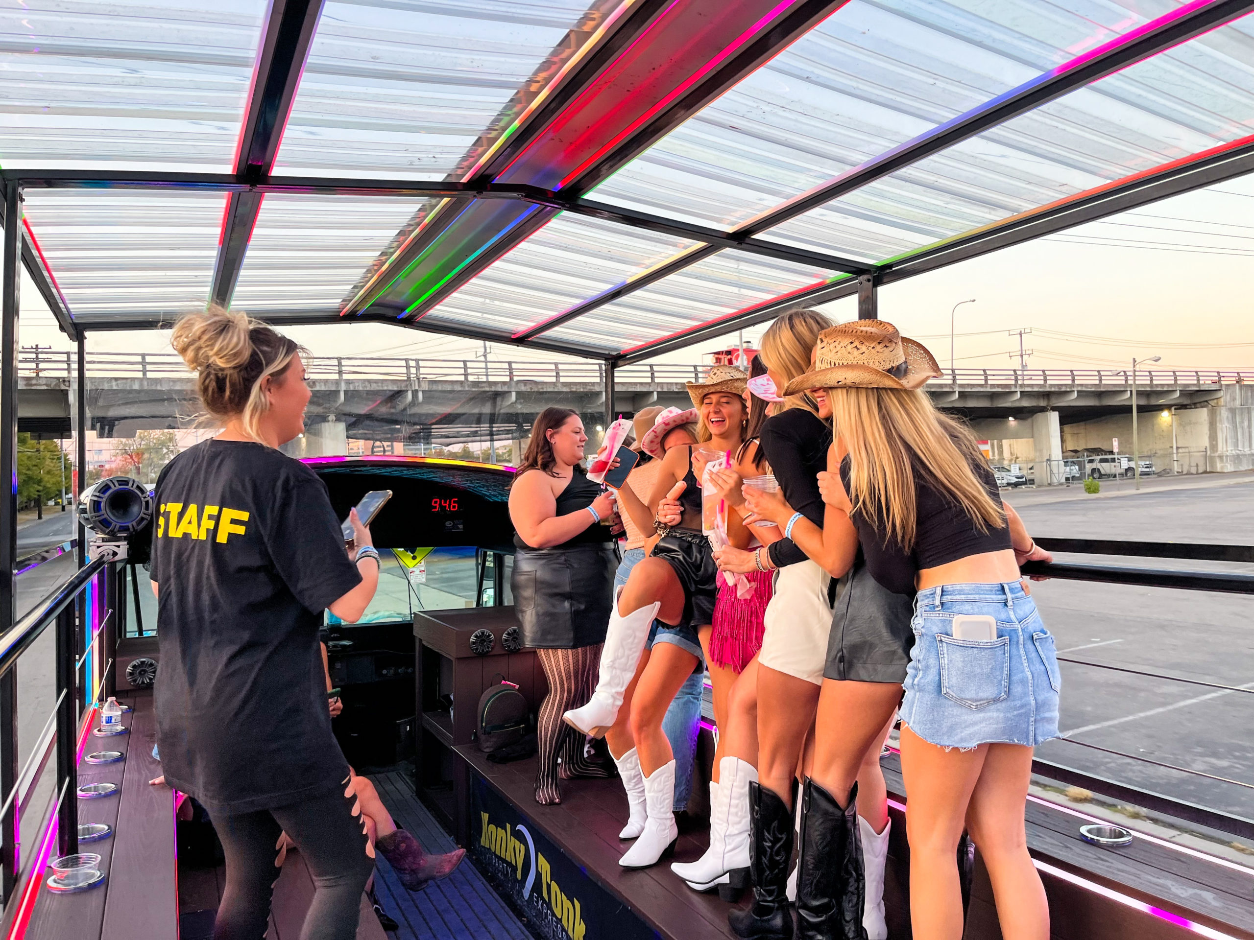 Let's go girls! Take an inside look onboard a Nashville bachelorette ...