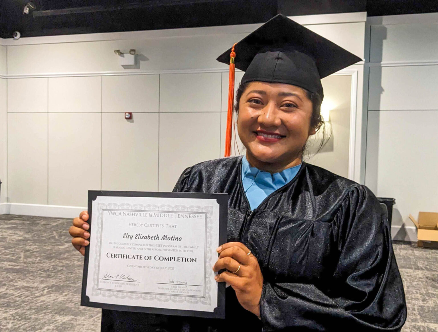 'More doors open': Dozens celebrate earning their high school ...