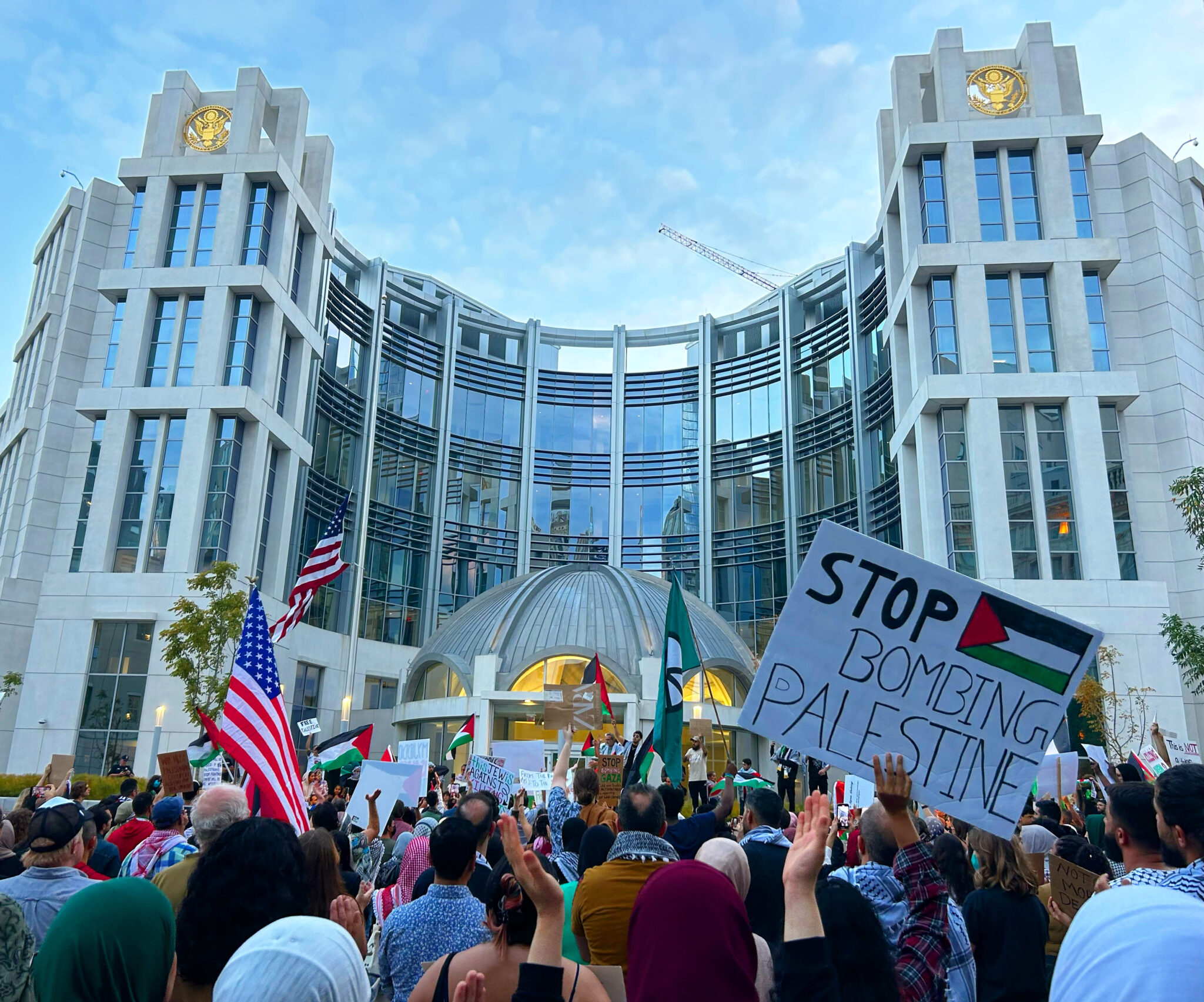 'We can't be silent': hundreds gather in Nashville to support Palestine ...